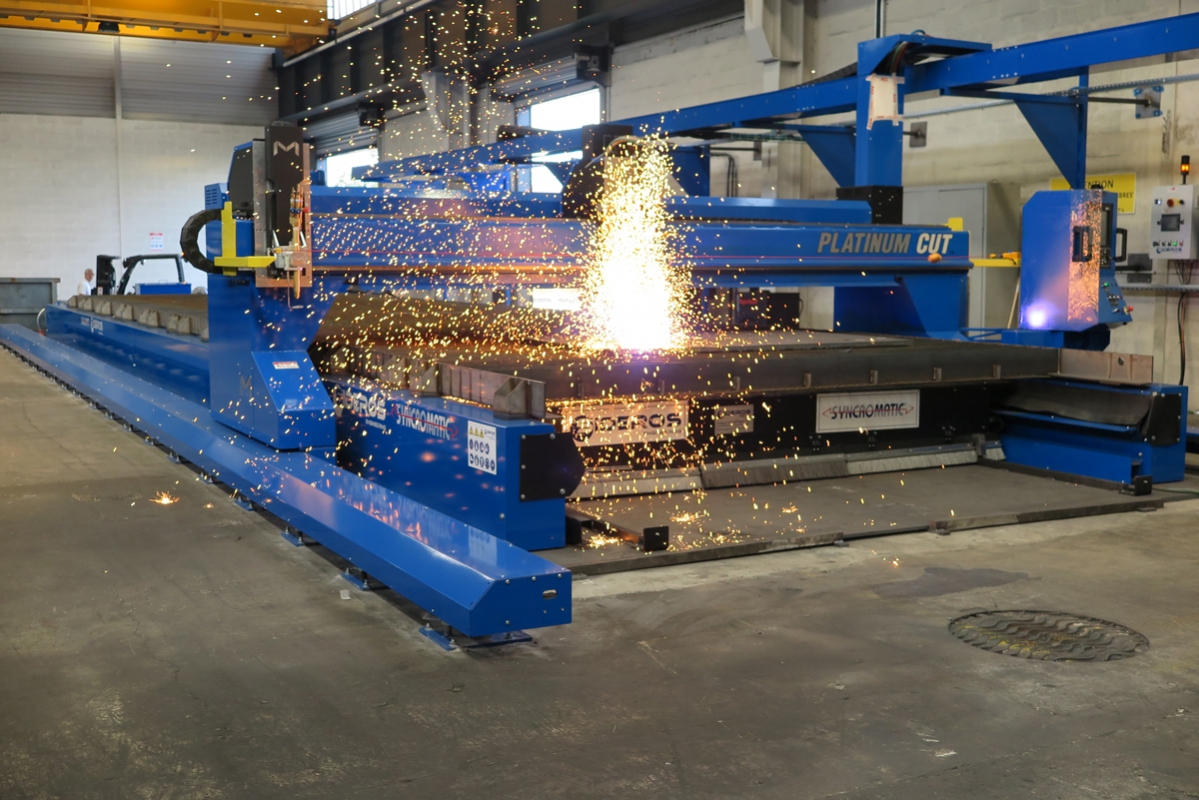 "Syncromatic" Slag Collection Trolley Cutting Tables - "Syncromatic ...