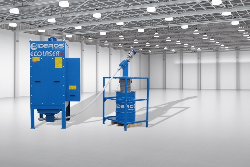 Flexible Dust screw conveyor - Dust collector Optionals - Sideros ...