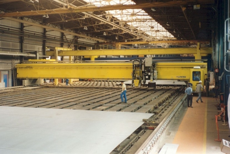 Tables for shipyards (PANEL LINE) - Downdraft Tables - Sideros ...