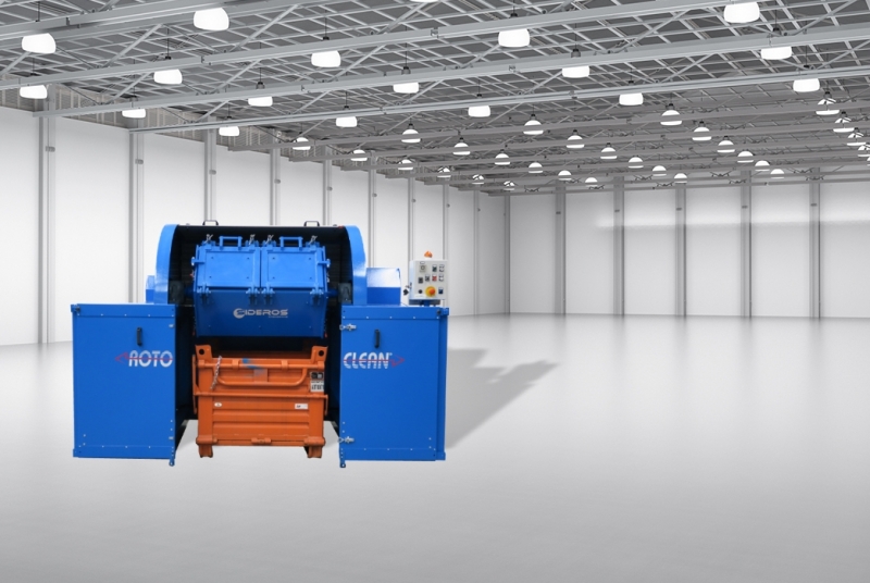 Bottom unloading - Rotoclean Optional - Sideros Engineering - Piacenza